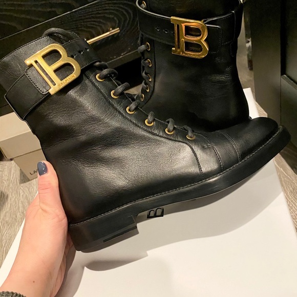 Balmain | Shoes | Combat Boots | Poshmark